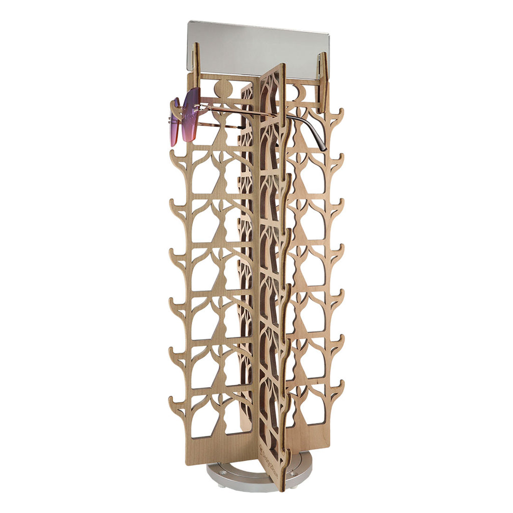 Rotating Cherry Sunglasses Display- 28-Pair with Mirror - Dancer Colle ...